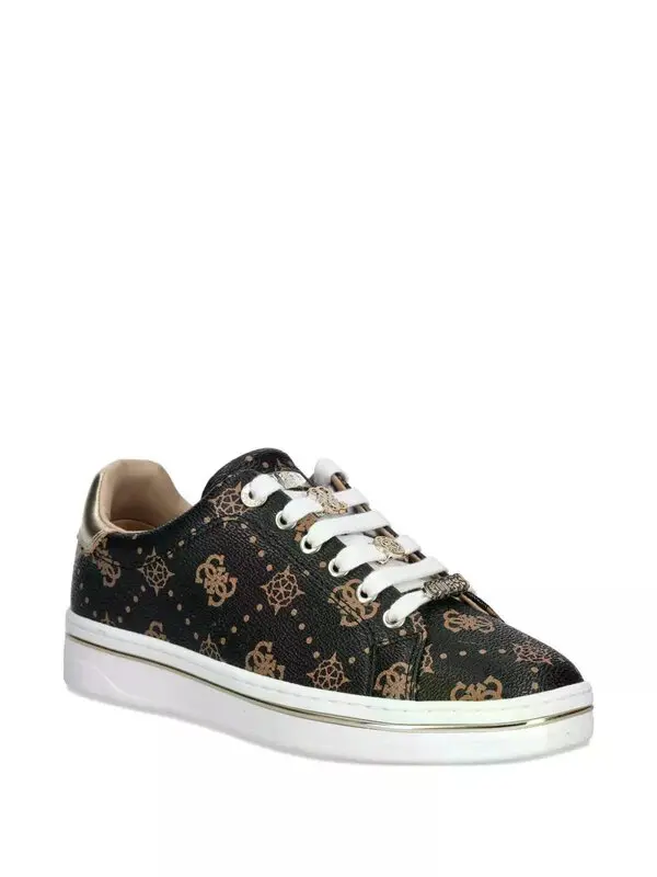 Guess Monogram Lace-up Sneakers