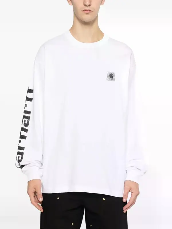 Carhartt Work In Progress Archive Script T-shirt - White