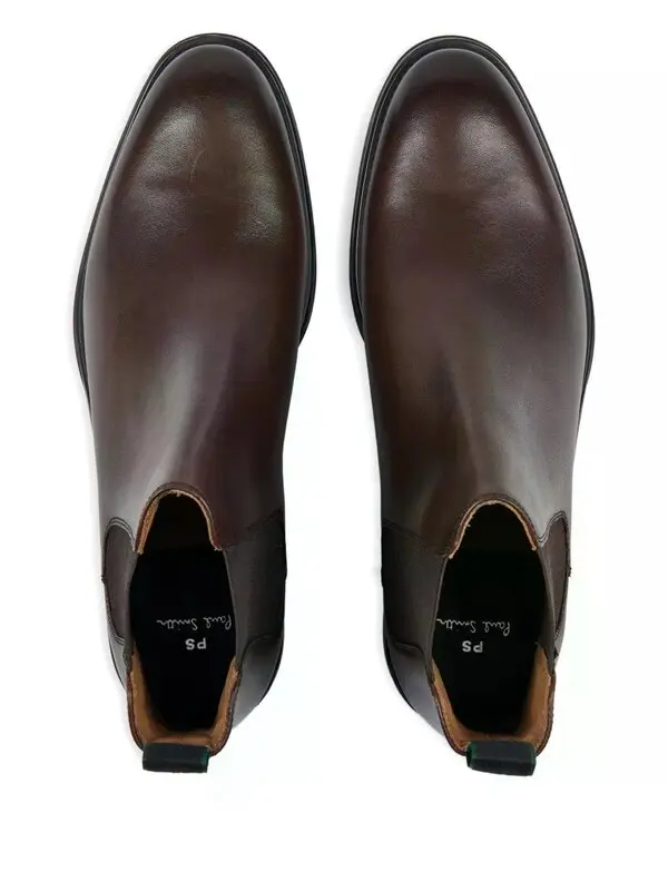 Paul Smith Leather Chelsea Boots - Brown