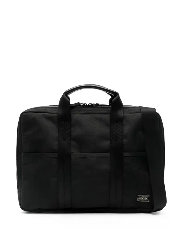 PORTER-YOSHIDA & CO Top Handle Laptop Bag - Black