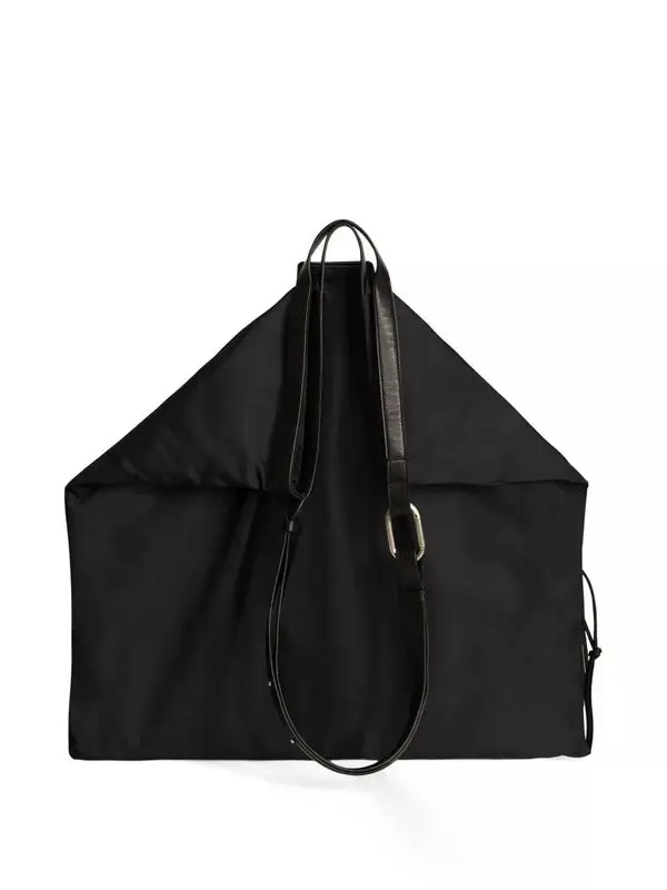 JIL SANDER Leather-strap Tote Bag - Black