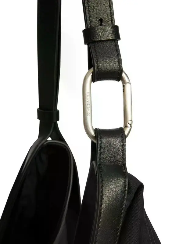 JIL SANDER Leather-strap Tote Bag - Black