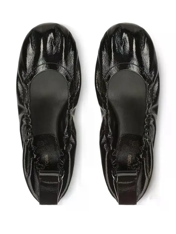 SERGIO ROSSI 25mm Orb Leather Pumps - Black