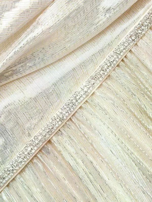 SELF-PORTRAIT Pleated Maxi Dress