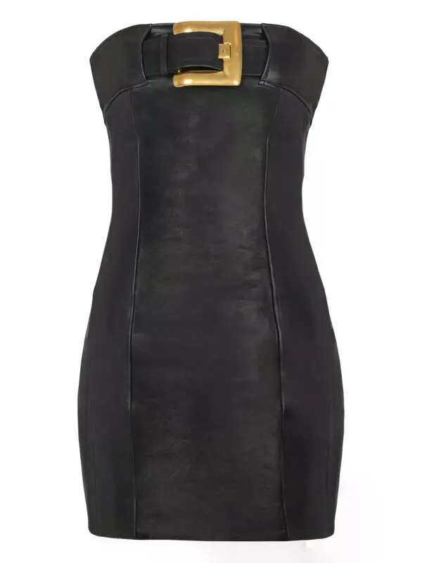 Balmain Buckle-embellished Mini Dress