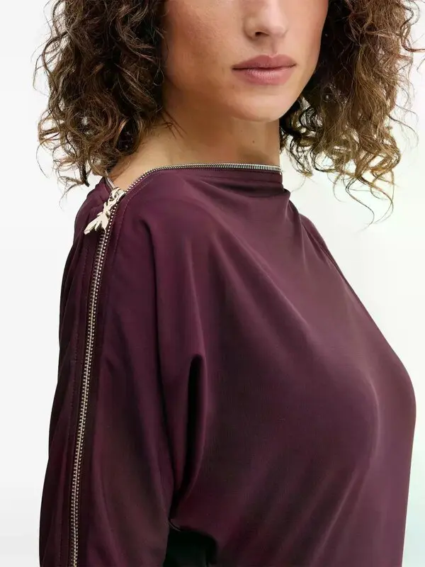 Patrizia Pepe Zip-detail Midi Dress