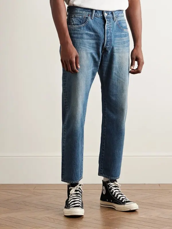 A.PRESSE Straight-leg Selvedge Denim Jeans