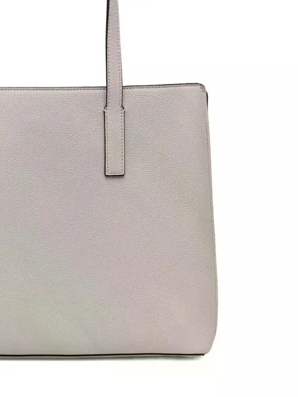 Guess Meridian Ii Triangle-logo Tote Bag - Neutrals