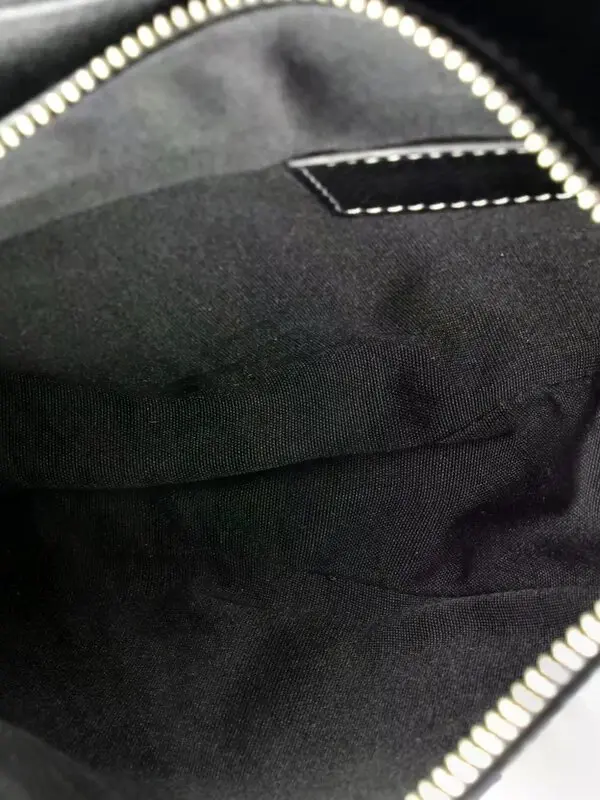 Dior Kaws Saddle Crossbody Bag With Applique - Black