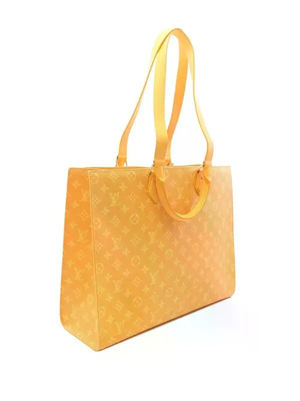 LOUIS VUITTON 2021-2025 Monogram Sac Plat 24h Tote Bag