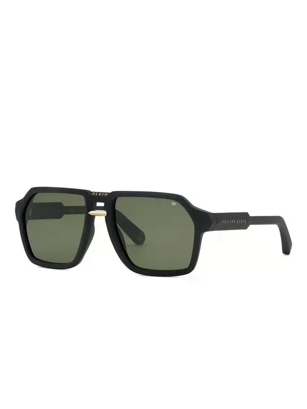 Philipp Plein Geometric Frame Sunglasses