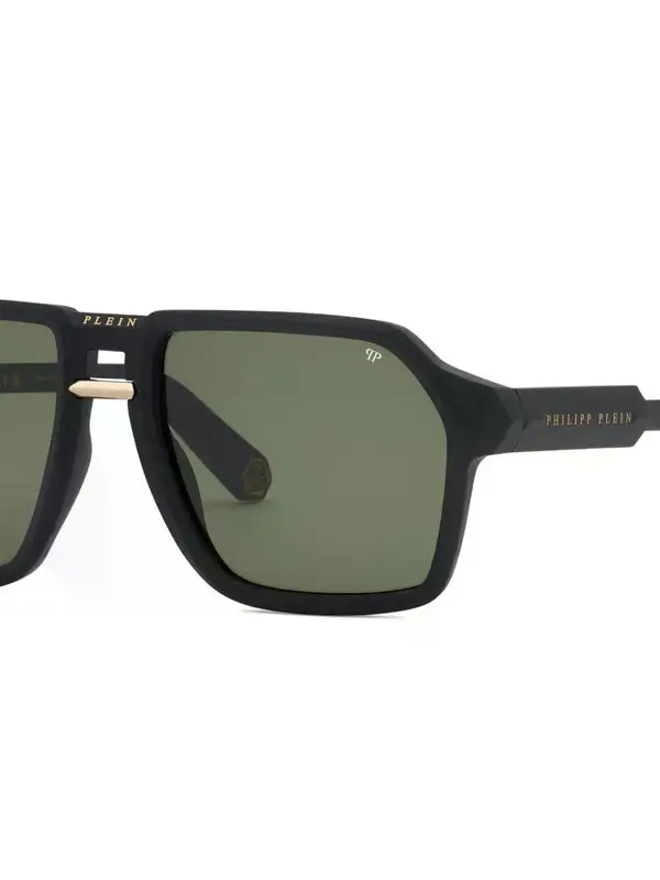Philipp Plein Geometric Frame Sunglasses