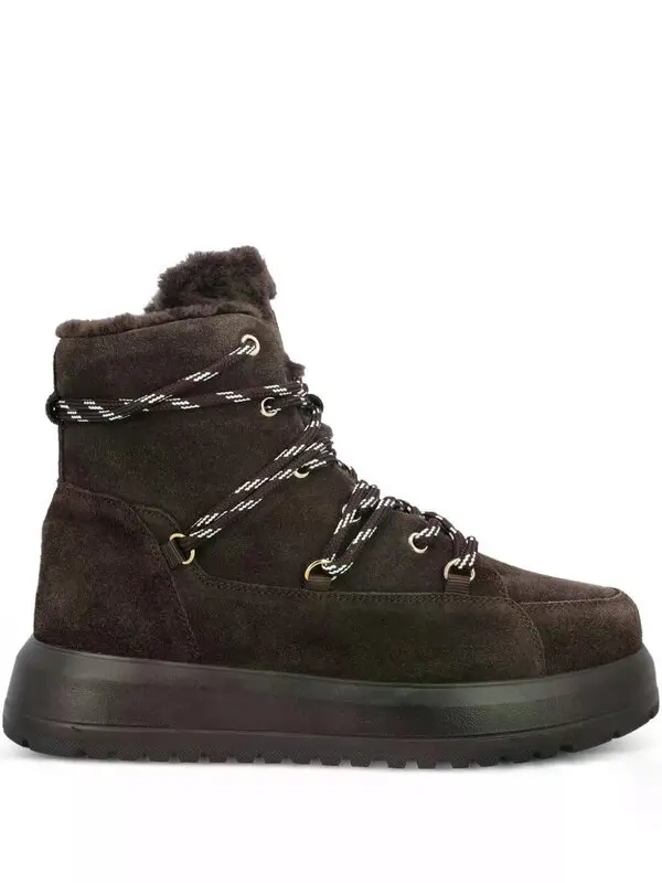 Bogner Shearling Trim Boots