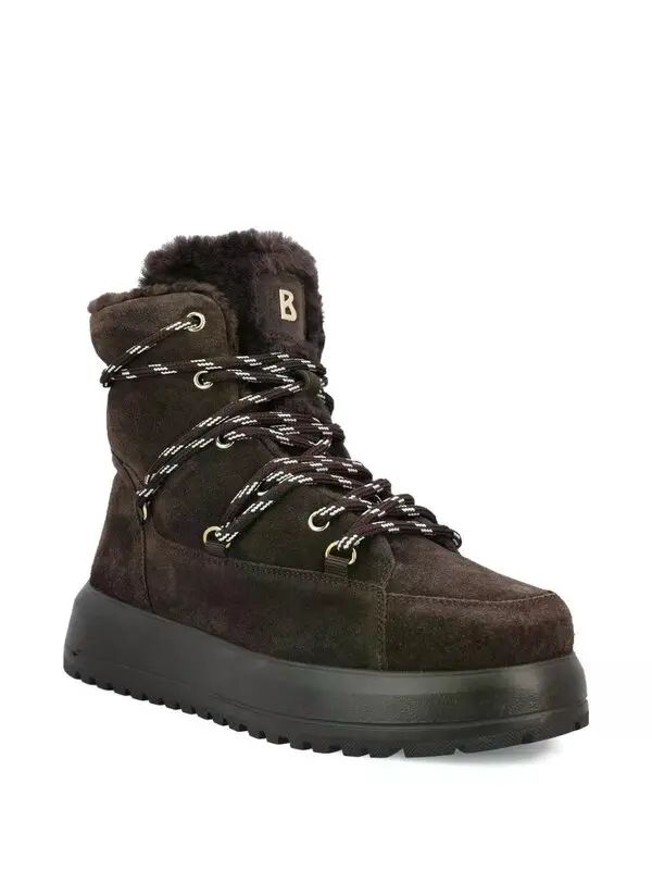 Bogner Shearling Trim Boots