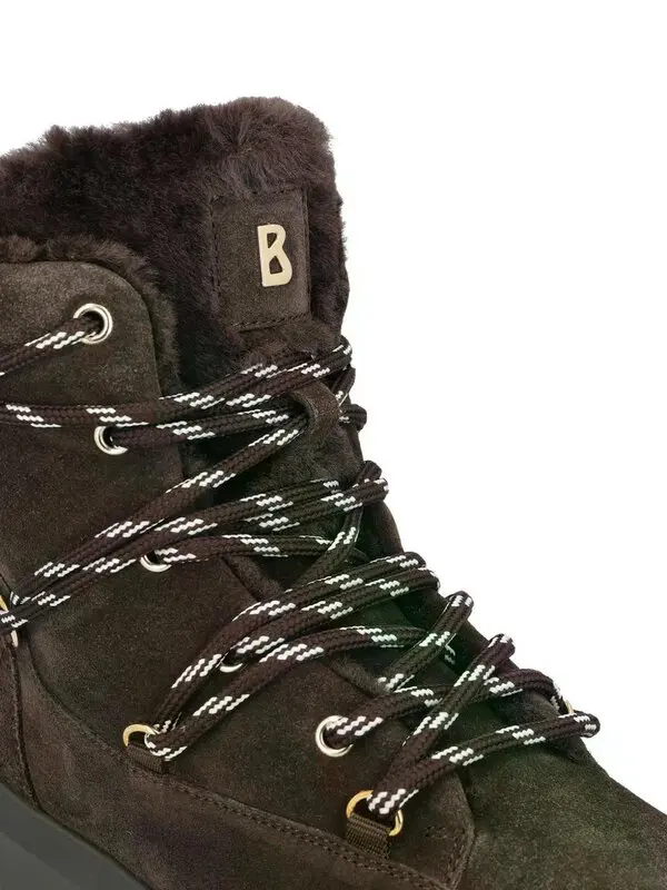 Bogner Shearling Trim Boots