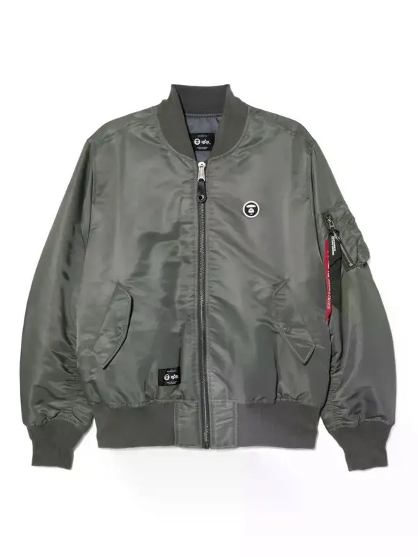 AAPE BY *A BATHING APE Logo-patched Bomber Jacket