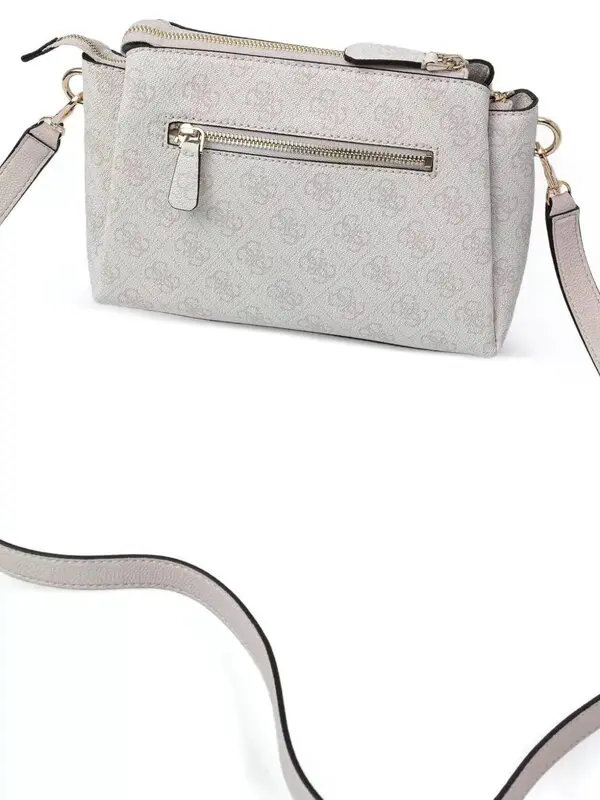 Guess Monogram Zip Satchel