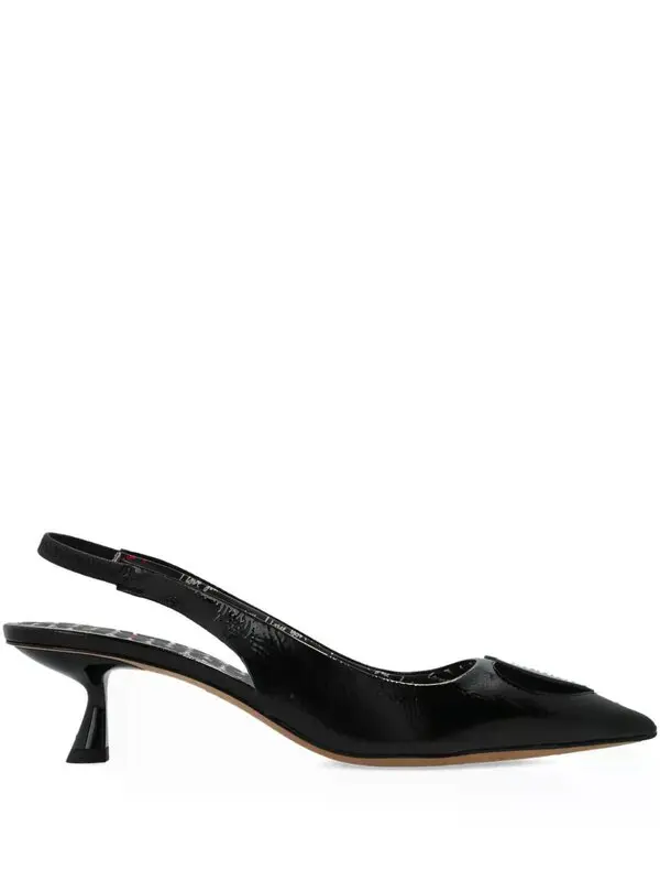 Kate Spade New York 60mm Lover Heart-detailed Heels - Black