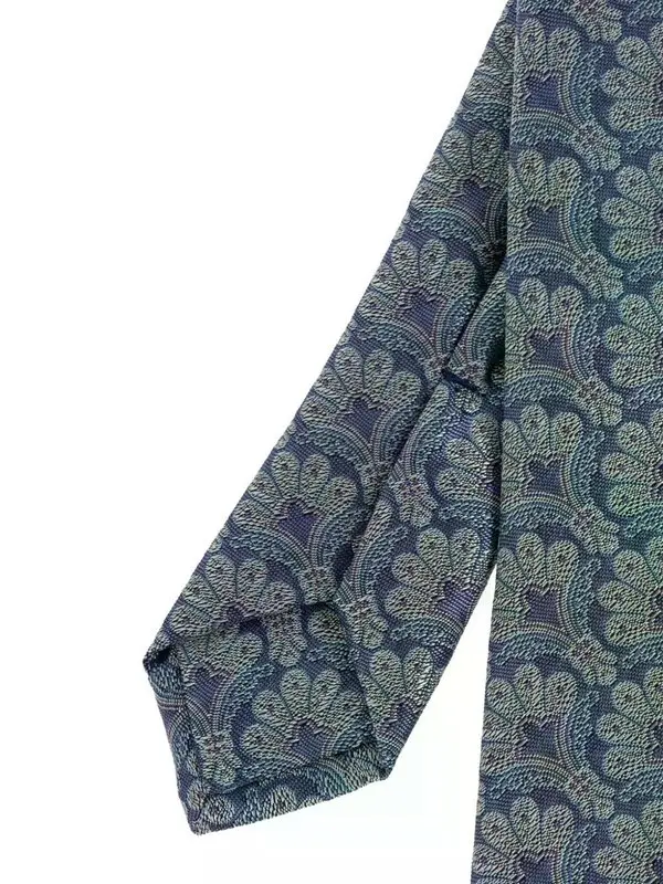 Etro Patterned Necktie - Blue