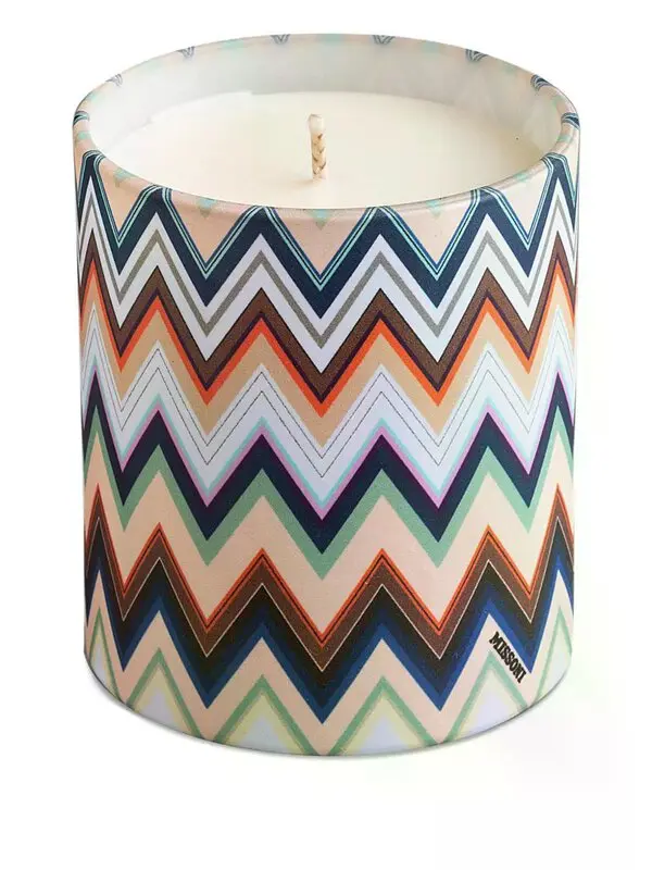 Missoni Agadir Zigzag Scented Candle - Blue