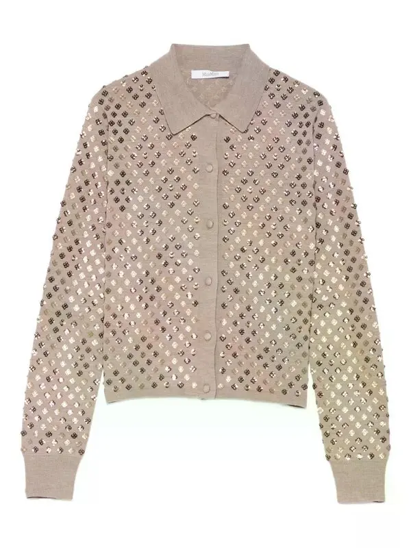 Max Mara Sequin-embellished Cardigan