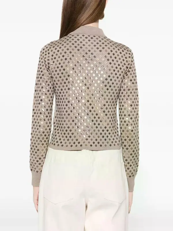 Max Mara Sequin-embellished Cardigan
