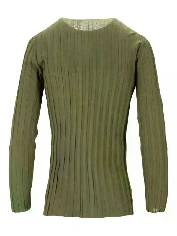 LA ROSE Ribbed Long-sleeve Top