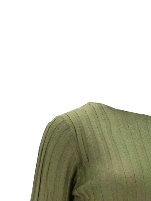 LA ROSE Ribbed Long-sleeve Top