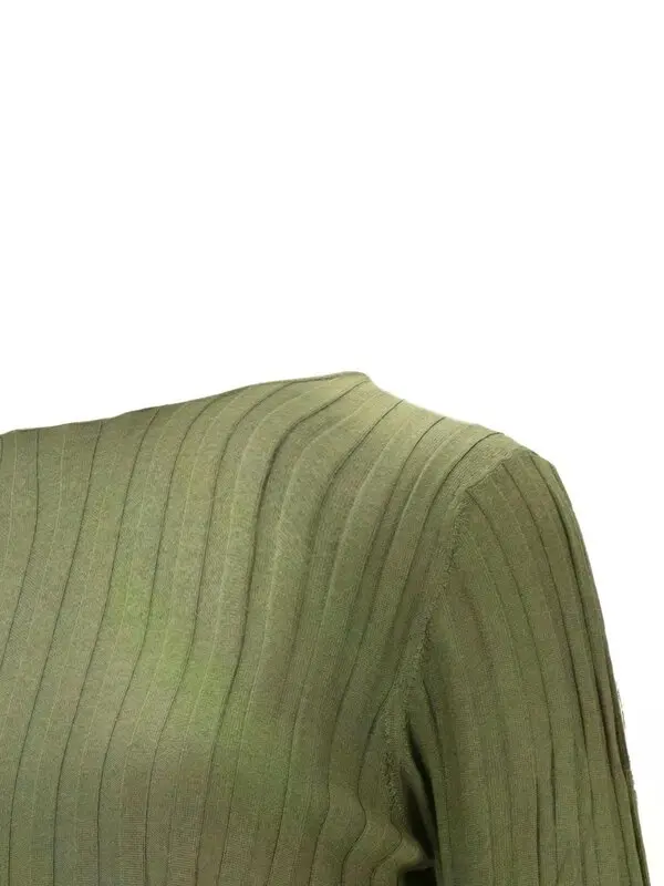 LA ROSE Ribbed Long-sleeve Top