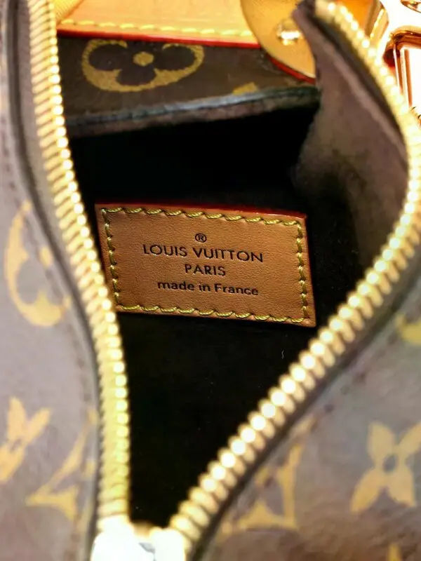 LOUIS VUITTON Side Trunk Handbag Monogram Canvas Pm