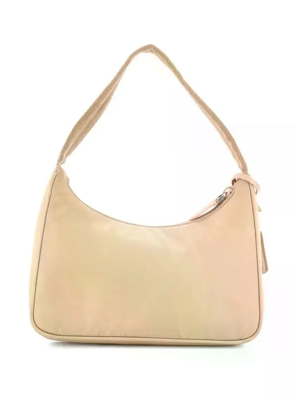 Prada Re-edition 2000 Tessuto Mini Hobo Bag - Neutrals