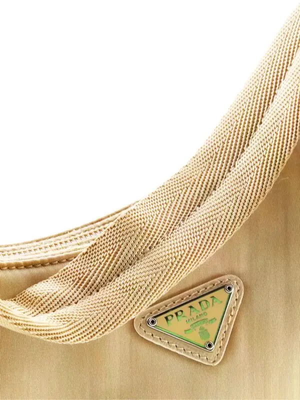 Prada Re-edition 2000 Tessuto Mini Hobo Bag - Neutrals