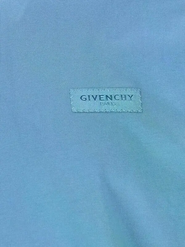 Givenchy Logo-patch T-shirt - Blue