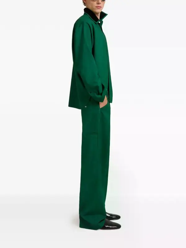 Marni Embroidered-logo Long-sleeve Shirt