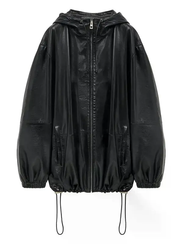 Loewe Zip Closure Hooded Jacket