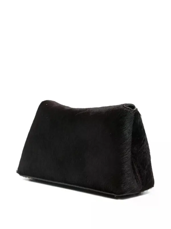 TOTEME Mini T-lock Pony-hair Clutch - Red