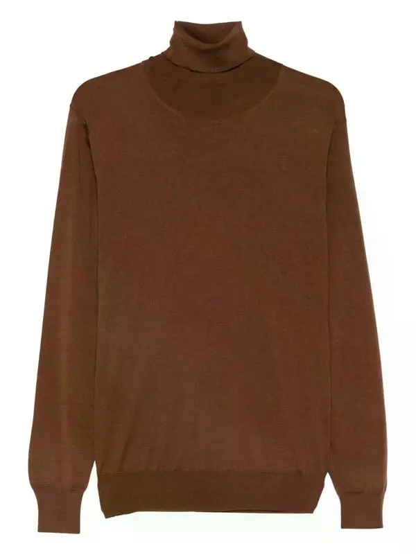 DELL'OGLIO Roll-neck Long Sleeve Sweater