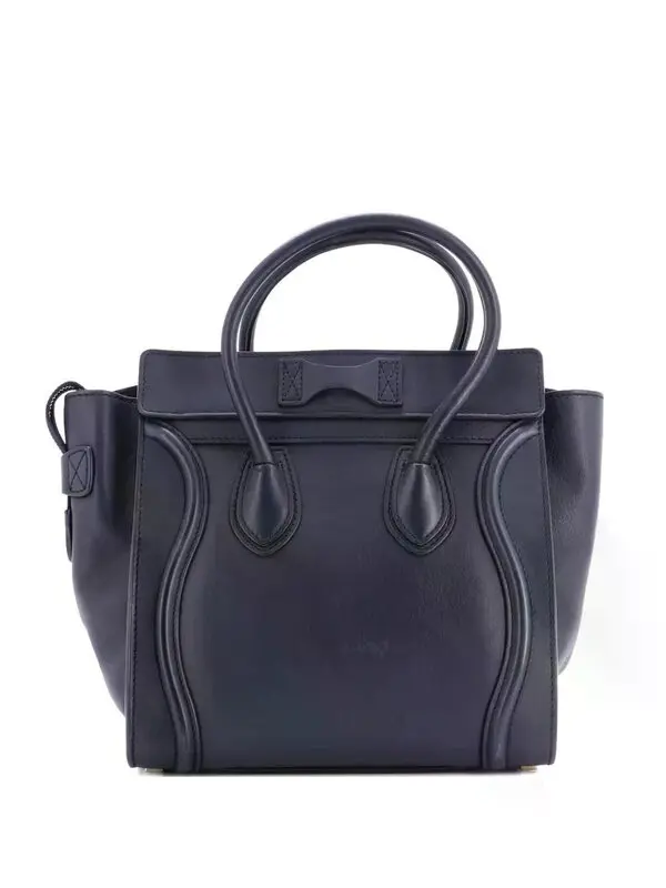 Celine Luggage Bag Grainy Leather Mini Tote