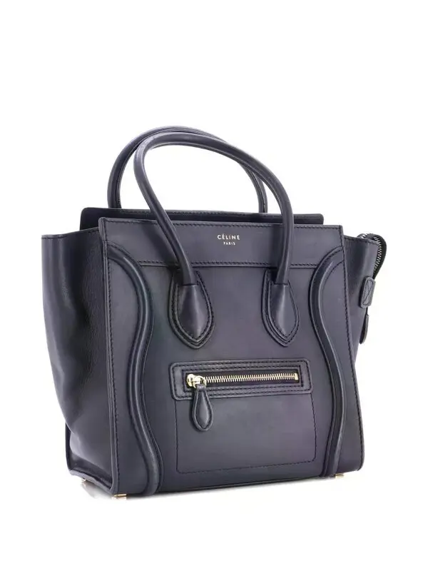 Celine Luggage Bag Grainy Leather Mini Tote