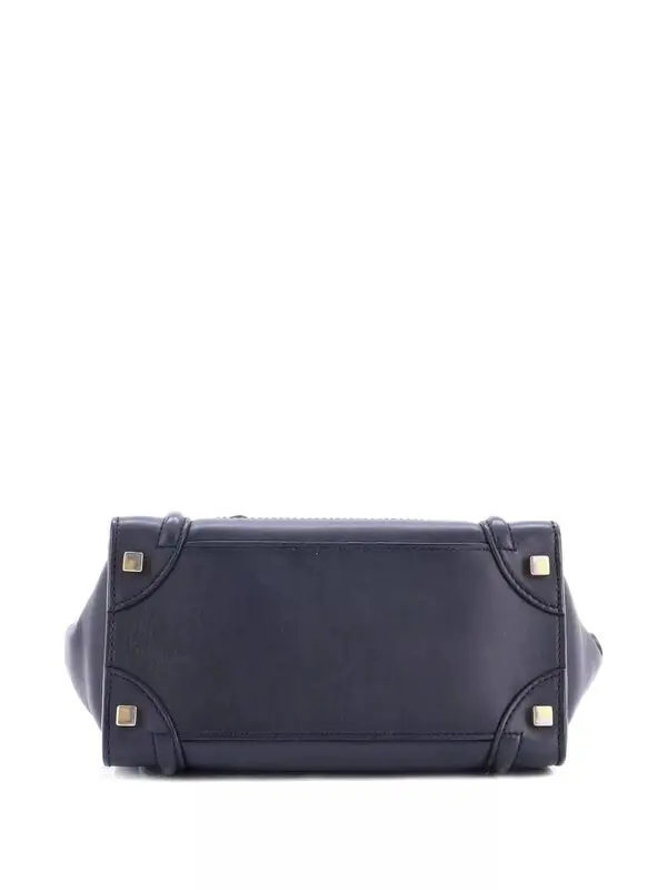Celine Luggage Bag Grainy Leather Mini Tote