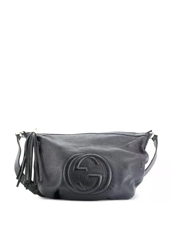 Gucci Soho Messenger Bag Leather Medium - Black