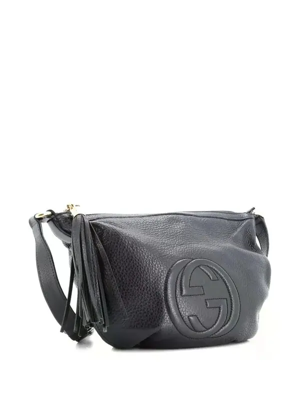 Gucci Soho Messenger Bag Leather Medium - Black