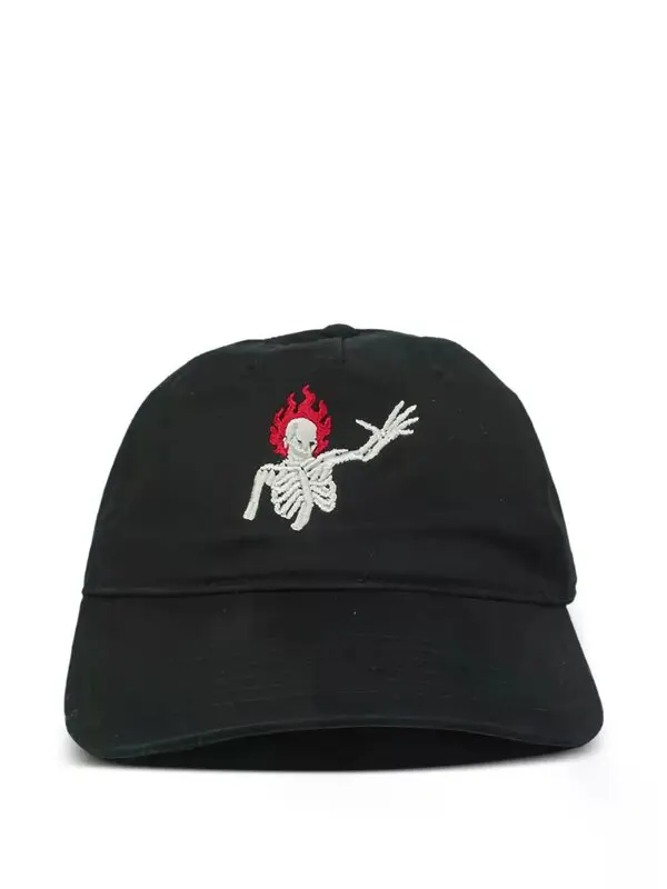 MELT Embroidered Skeleton Cap - Black