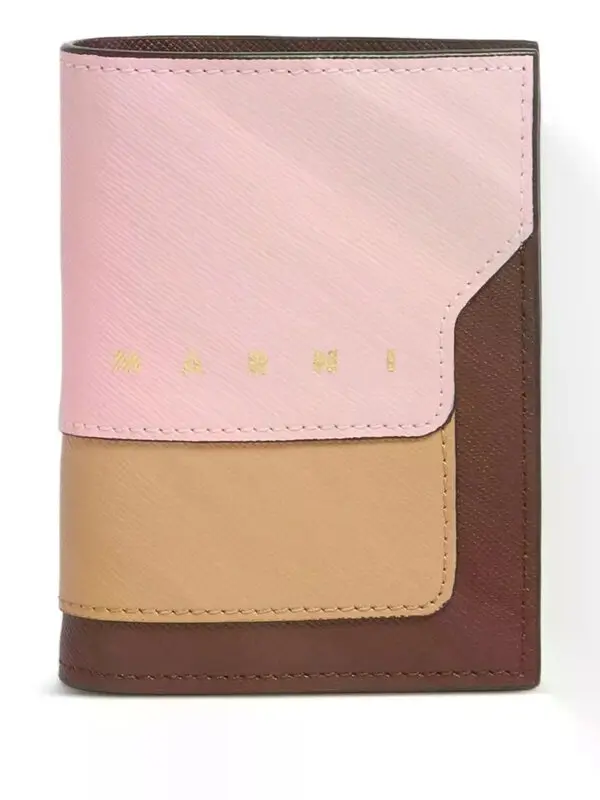 Marni Saffiano Bifold Wallet - Pink