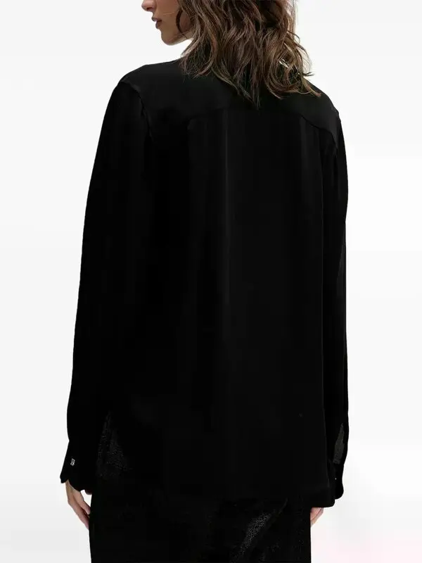 Hugo Tie-neck Long-sleeve Shirt