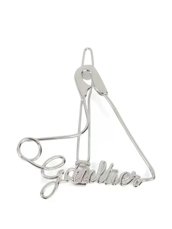 Jean Paul Gaultier Safety Pin Hair Clip - Grey