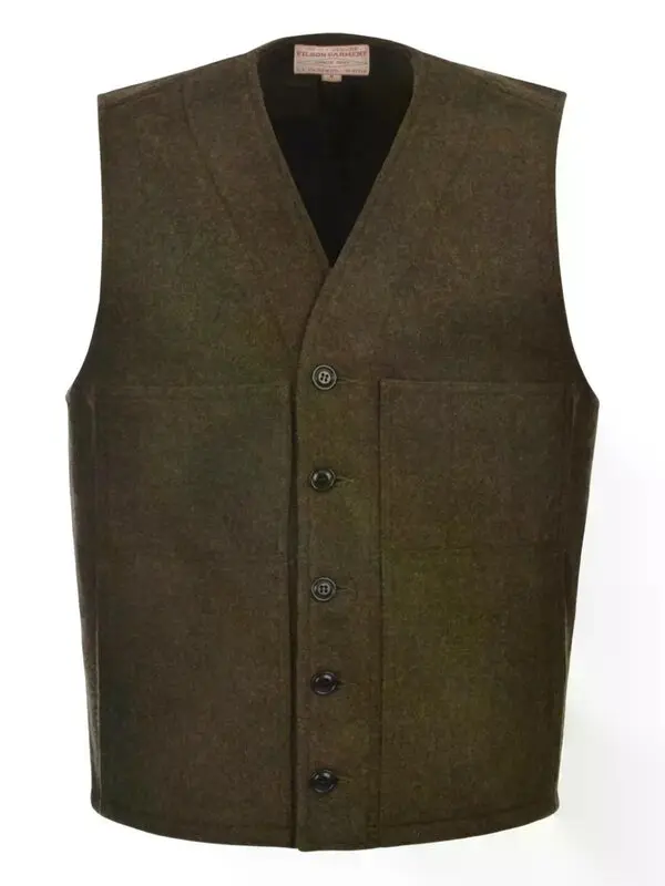 Filson Buttoned Mackinaw Wool Waistcoat