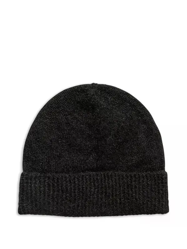 RIER Ribbed Beanie - Black