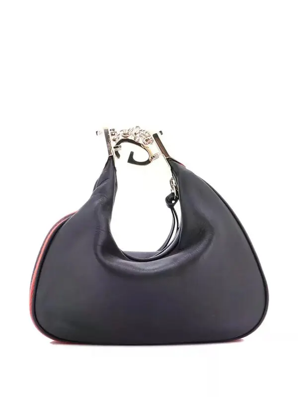 Gucci Attache Small Leather Shoulder Bag - Black