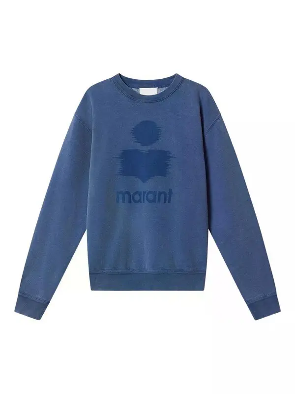 MARANT Mikoy Logo-print Sweatshirt - Blue